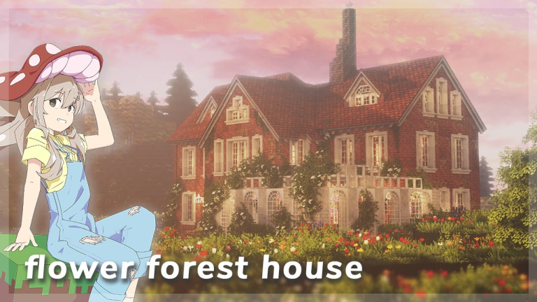 9 Lovely Minecraft Flower Forest House Ideas - TBM | TheBestMods