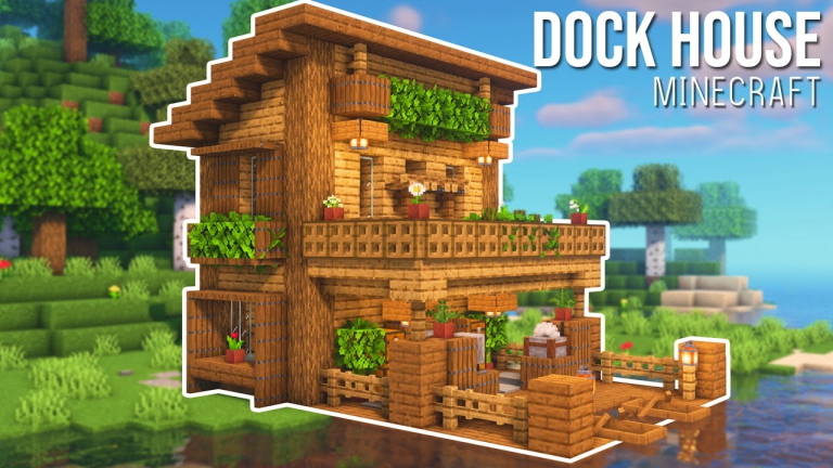 10+ Wonderful Minecraft Dock House Ideas - TBM | TheBestMods