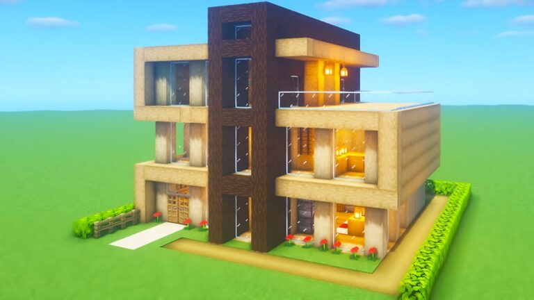 10+ Best Oak Minecraft House Ideas - TBM | TheBestMods
