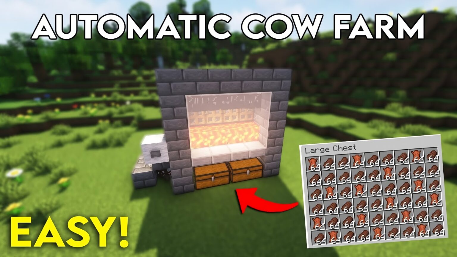 Simple Automatic Cow Farm - TBM | TheBestMods