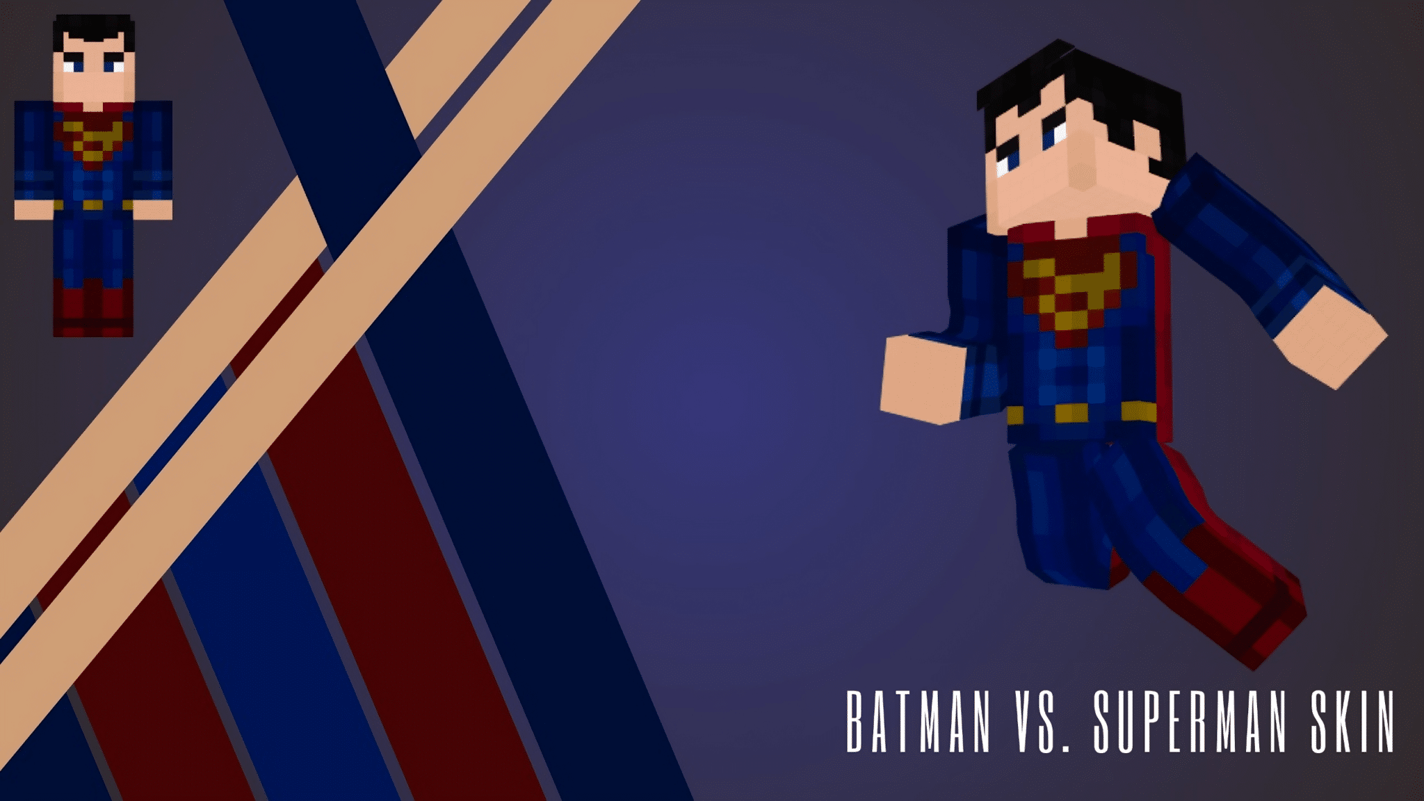 Batman vs. Superman Minecraft Skin - TBM | TheBestMods