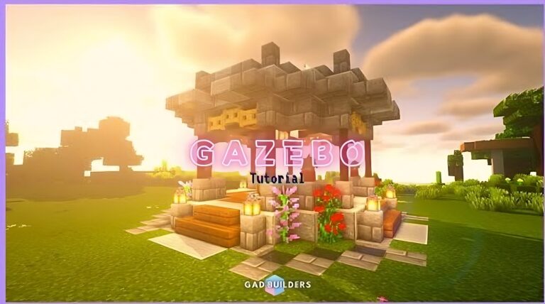 30 Best Minecraft Gazebo Design Ideas - TBM | TheBestMods