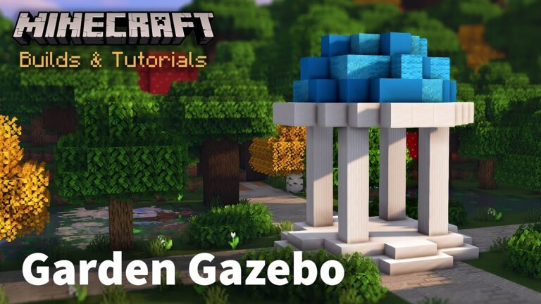 30 Best Minecraft Gazebo Design Ideas - TBM | TheBestMods