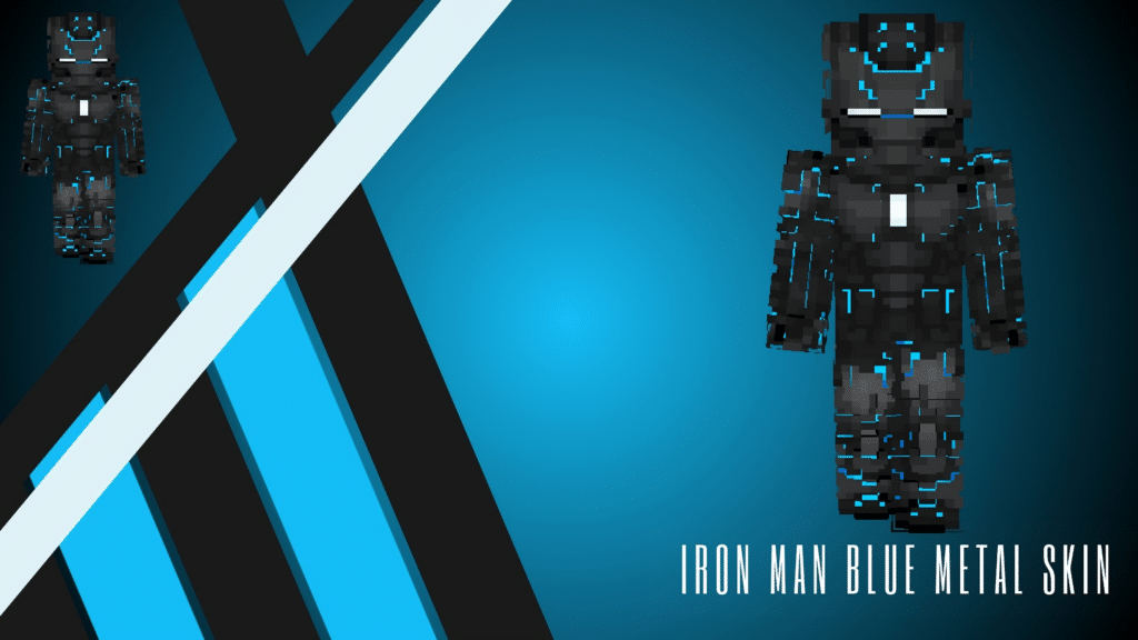 Iron Man Blue Metal Skin - TBM | TheBestMods