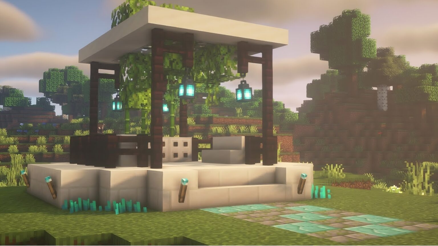 30 Best Minecraft Gazebo Design Ideas - TBM | TheBestMods
