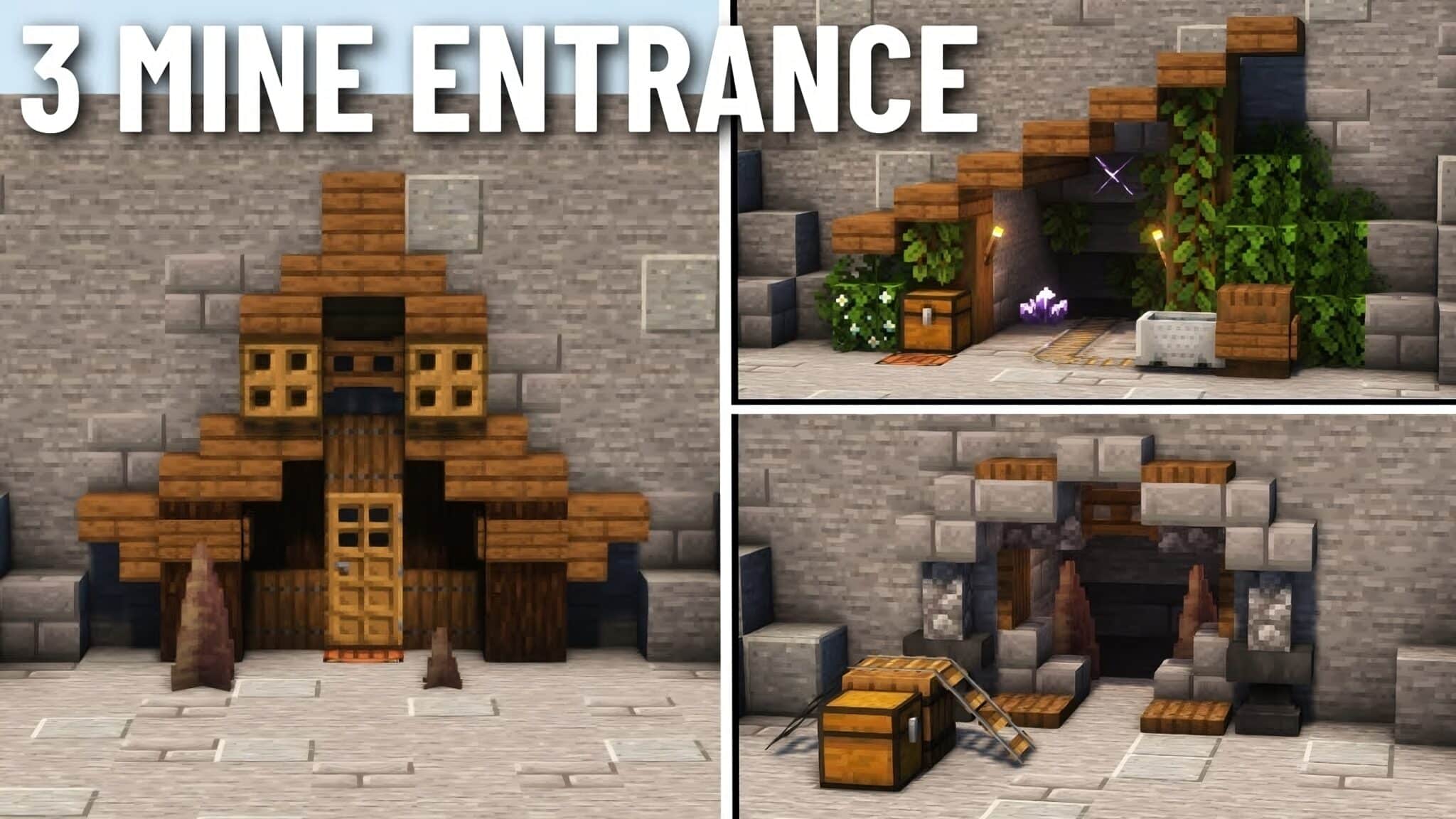 10+ Amazing Mine Entrance Design Ideas for Minecraft - TBM | TheBestMods