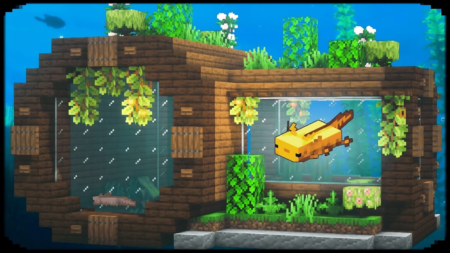 10+ Best Axolotl Aquarium in Minecraft - TBM | TheBestMods