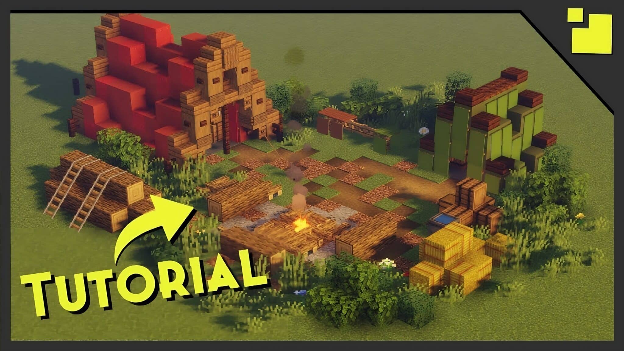 10+ Best Simple Tent Designs and Ideas in Minecraft - TBM | TheBestMods