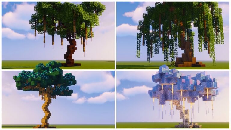 10+ Best Custom Tree Design Ideas in Minecraft - TBM | TheBestMods