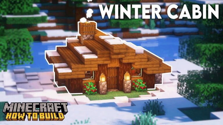 10+ Cool Winter Cabin in Minecraft - TBM | TheBestMods