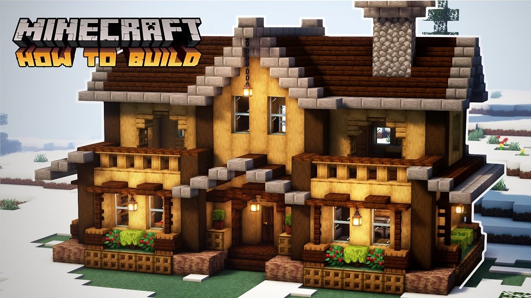 Amazing Deluxe Cabin Design Ideas in Minecraft - TBM | TheBestMods