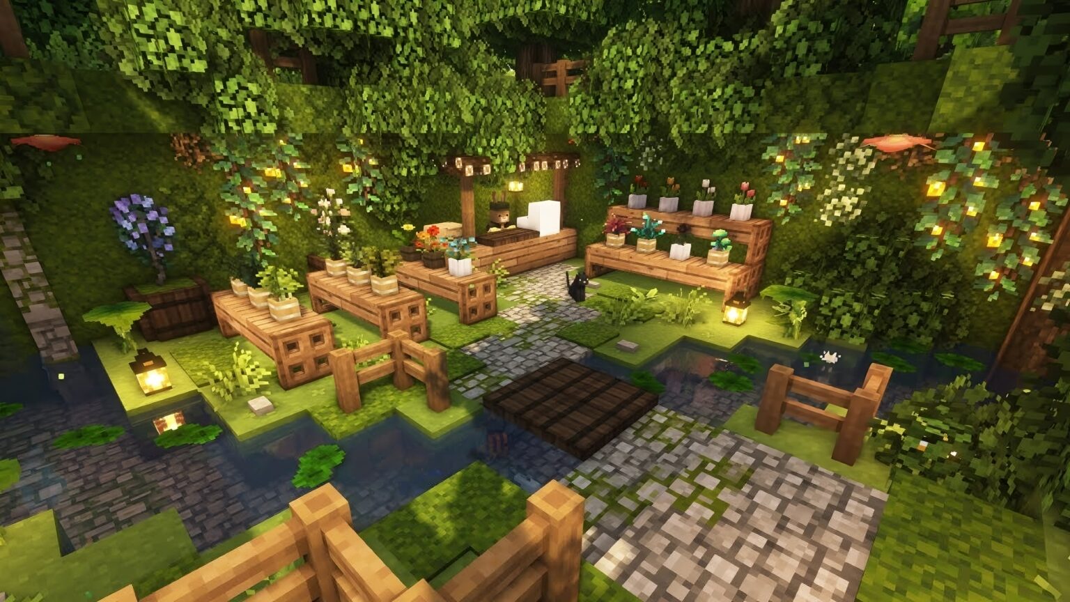 Great Flower Shop Designs in Minecraft - TBM | TheBestMods