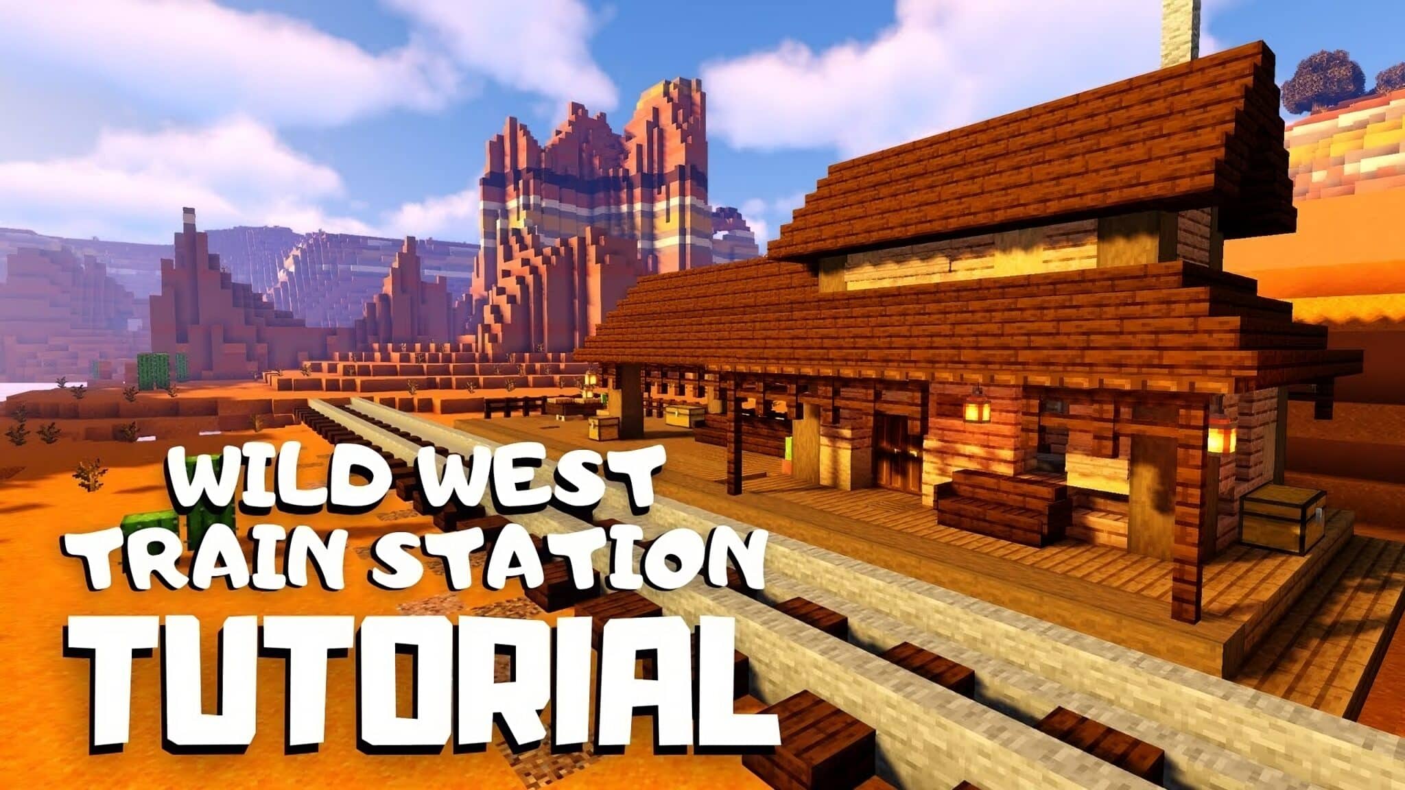 Creative Train Station Designs in Minecraft - TBM | TheBestMods