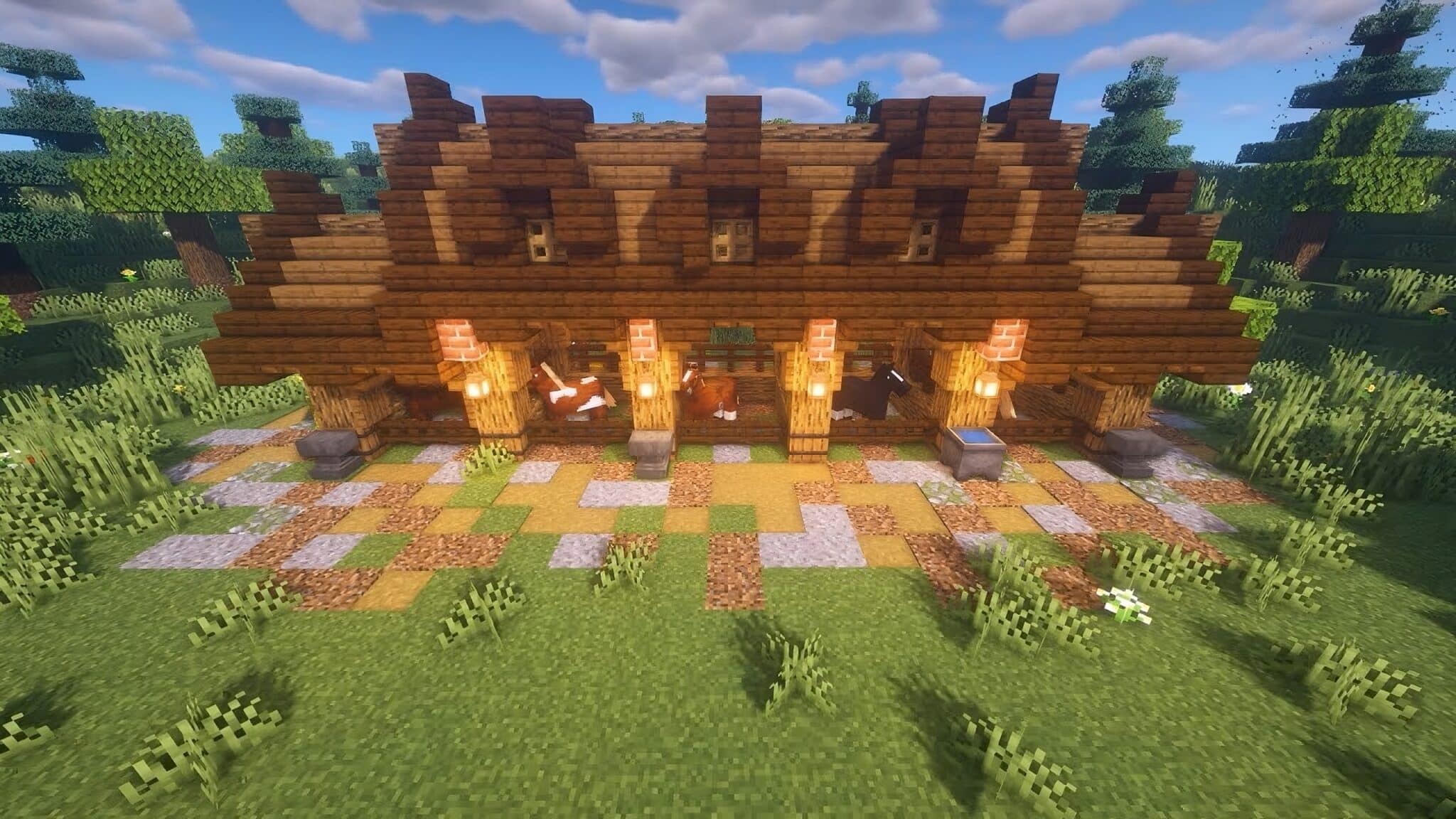 10+ Best Horse Stable Designs in Minecraft - TBM | TheBestMods