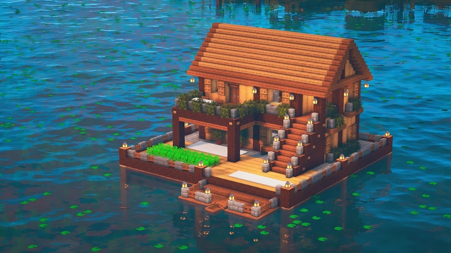 Amazing Survival Stilt House in Minecraft - TBM | TheBestMods