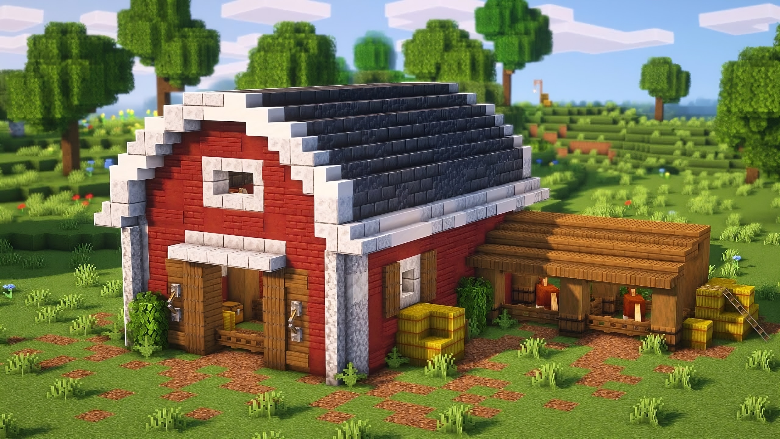 How To Make A Red Barn Minecraft At Anthony Gregory Blog