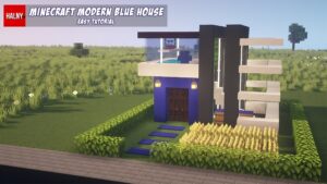Amazing Blue Modern House Designs in Minecraft - TBM | TheBestMods