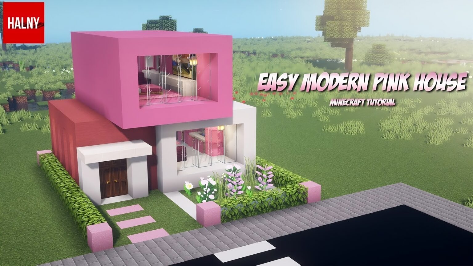 Gorgeous Pink House Design Ideas in Minecraft - TBM | TheBestMods