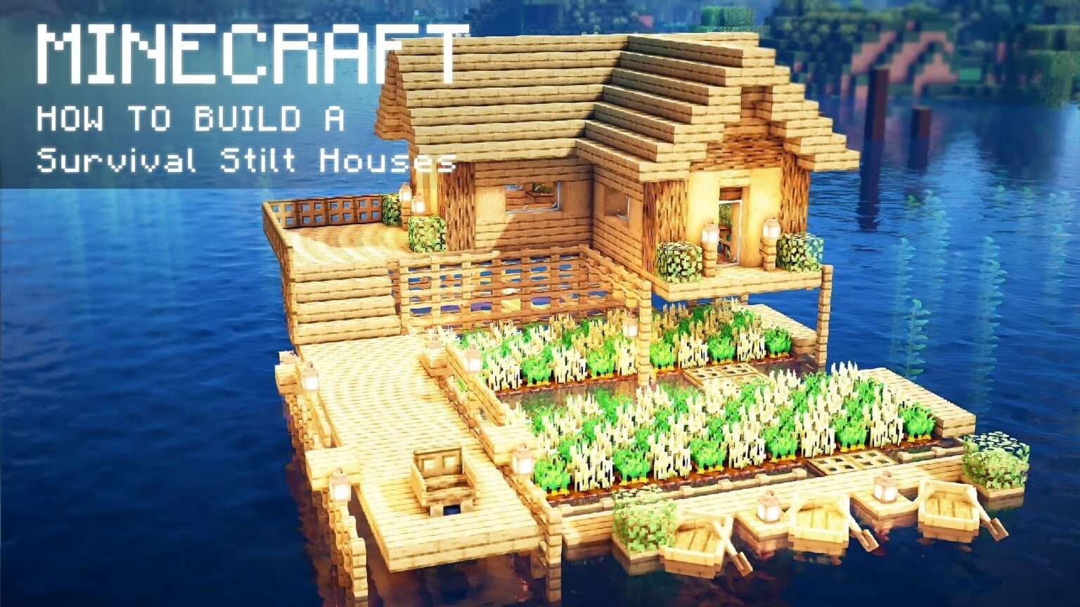 Amazing Survival Stilt House in Minecraft - TBM | TheBestMods